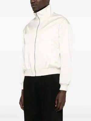 Saint Laurent Full Zip Stand Collar Sweatshirt