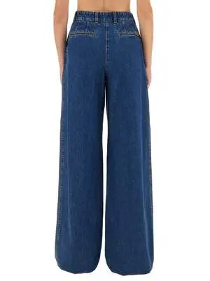 Dolce & Gabbana Wide Leg Denim Pants