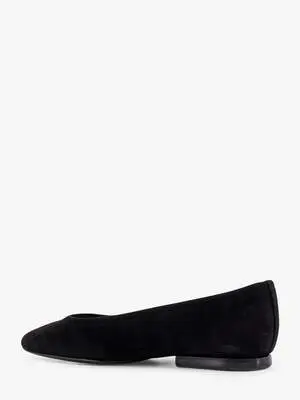 Loro Piana Primula Suede Ballerinas - Black