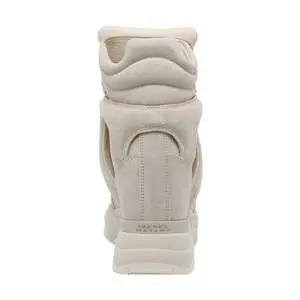 Isabel Marant Étoile Balskee Suede High-top Sneakers With Concealed Wedge - Cream