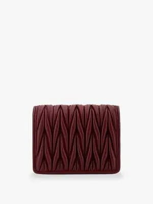 Miu Miu Quilted Leather Wallet