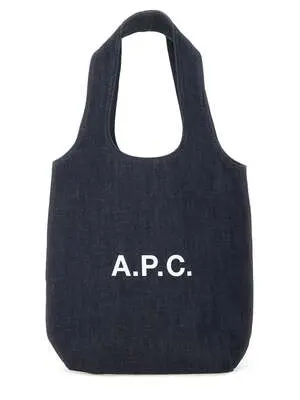 A.p.c. Ninon Small Tote Bag - Blue