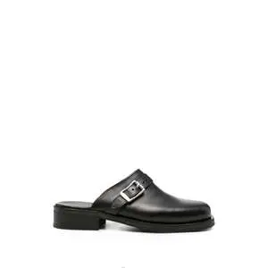 Our Legacy Leather Penny Strap Loafers - Black