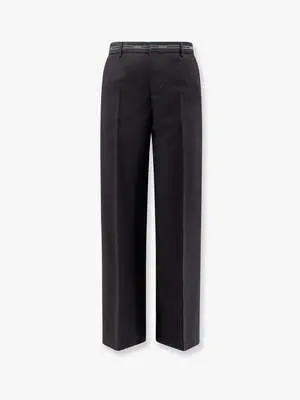 Gucci Wool Trousers With Detail - Multicolor