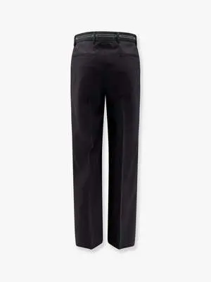 Gucci Wool Trousers With Detail - Multicolor