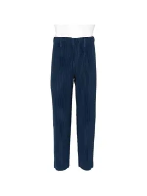 Issey Miyake Pleated Cropped Trousers - Multicolor