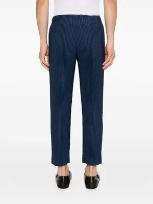 Issey Miyake Pleated Cropped Trousers - Multicolor