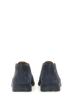 TOD'S Suede Lace-up Loafers
