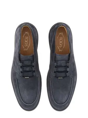 TOD'S Suede Lace-up Loafers