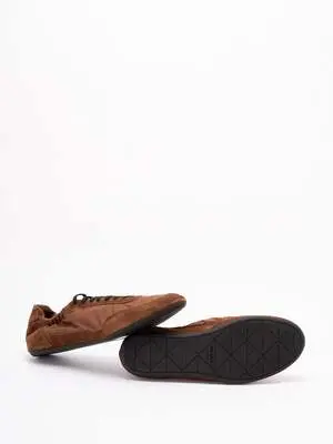 Prada Re-nylon And Suede Sneakers With Vintage Finish - Multicolor