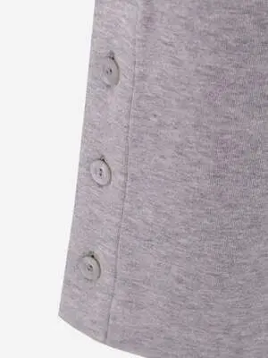 Gucci Cotton Blend Trousers With Web Detail
