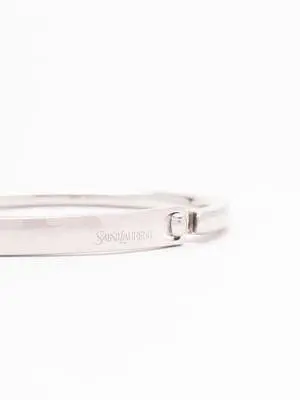 Saint Laurent Jonc Plaque Bracelet