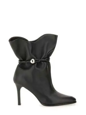 Isabel Marant Étoile Lolya" Leather Ankle Boots - Black