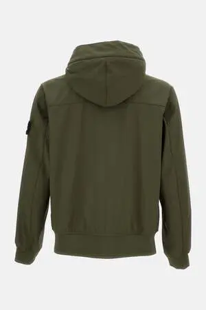 Stone Island Soft Shell Hooded Jacket - Multicolor