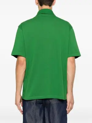 Loewe Anagram Cotton Polo Shirt - Multicolor