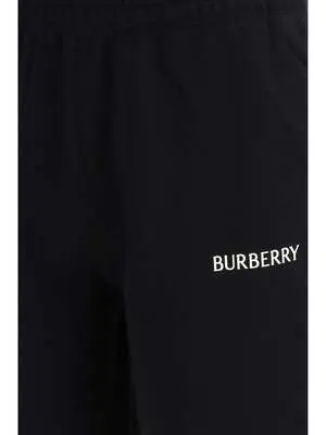 Burberry Cotton Sport Shorts With Logo Print