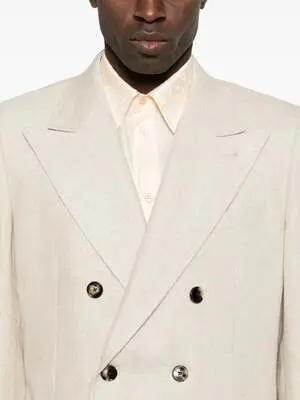 Valentino Garavani Double-breasted Linen Jacket