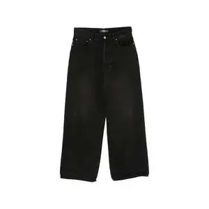 Amiri Wide Leg Denim Jeans - Black