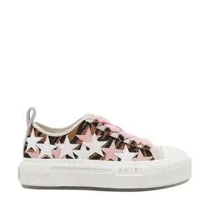 Amiri Zebra Stars Court Low Top Sneakers - Pink