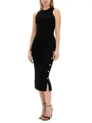 Moschino Buttoned Midi Dress