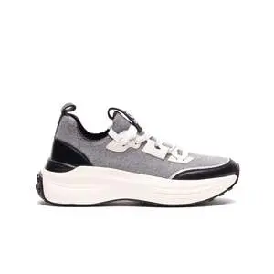 TOD'S Fabric And Leather Lace-up Sneakers - Multicolor