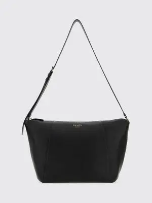Prada Leather Shoulder Bag - Black