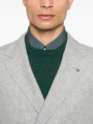 Tagliatore Wool Double Breasted Blazer - Multicolor