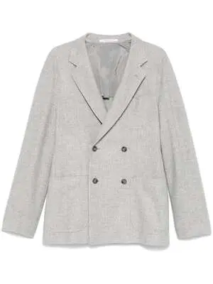 Tagliatore Wool Double Breasted Blazer - Multicolor