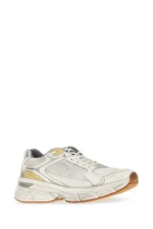 GOLDEN GOOSE Mesh And Leather Lightstar Sneakers - White