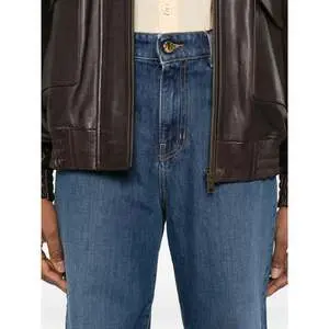 Max Mara Cotton Straight-leg Jeans