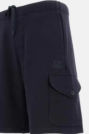C.P. COMPANY Diagonal Raised Fleece Cargo Sweatshorts - Multicolor