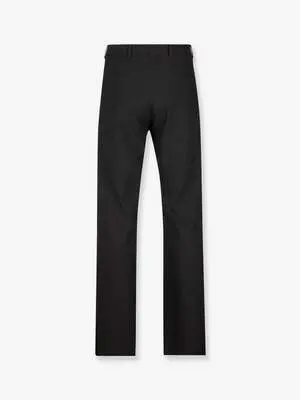 Gucci Gg Wool Blend Trousers - Black