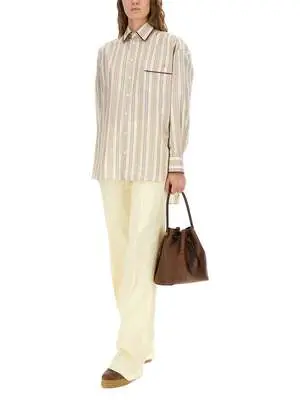 Etro Striped Cotton Shirt - Multicolor