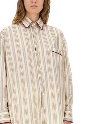 Etro Striped Cotton Shirt - Multicolor
