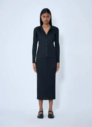 Issey Miyake Pleated Button-down Shirt