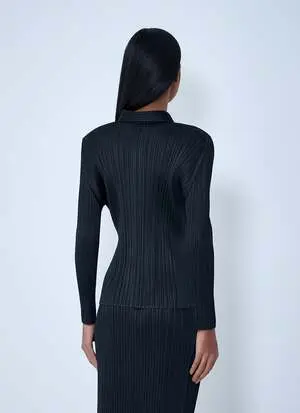Issey Miyake Pleated Button-down Shirt