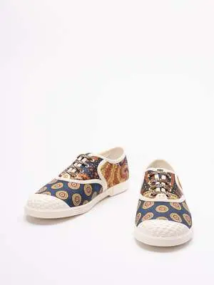 Valentino Garavani Printed Lace-up Sneakers