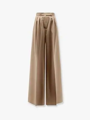 Max Mara Virgin Wool Tailored Trousers - Multicolor