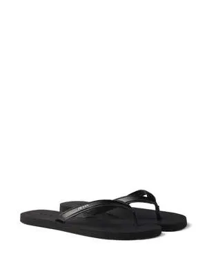 Prada Leather Thong Sandals - Multicolor