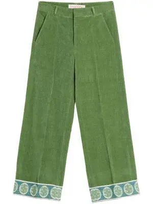 Valentino Garavani Cotton Tailored Trousers - Multicolor