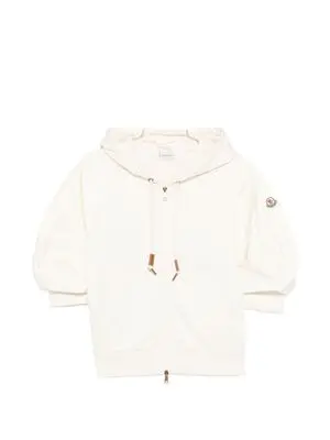Moncler Hooded Puff Sleeve Cardigan - Multicolor