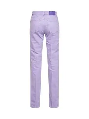 Chloé Straight Leg Garment-dyed Organic Cotton Denim Jeans - Multicolor