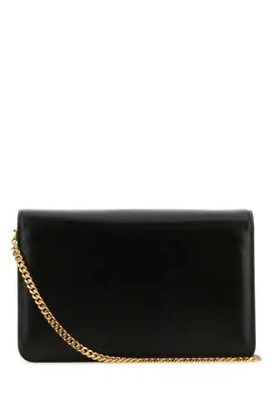 TOM FORD Calf Leather Shoulder Bag With Chain Strap