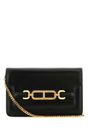 TOM FORD Calf Leather Shoulder Bag With Chain Strap - Multicolor