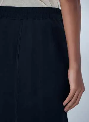 Rick Owens Elasticated Midi Skirt