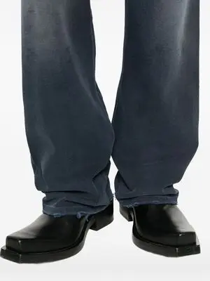 Balenciaga Cotton Jeans With Frayed Hem - Multicolor