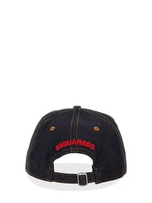 Dsquared2 Baseball Cap Icon Logo - Blue