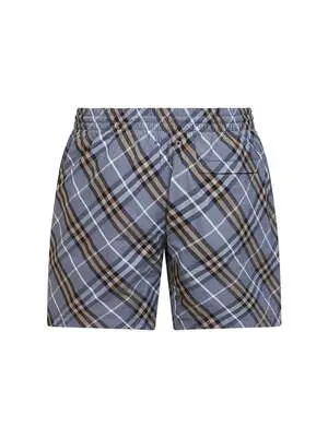 Burberry Check Nylon Swim Shorts - Multicolor