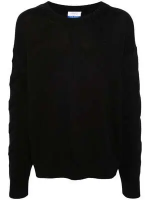 Off-White 3d Diag" Knit Crewneck Sweater - Multicolor