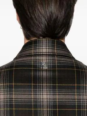 Fendi Plaid Wool Jacket